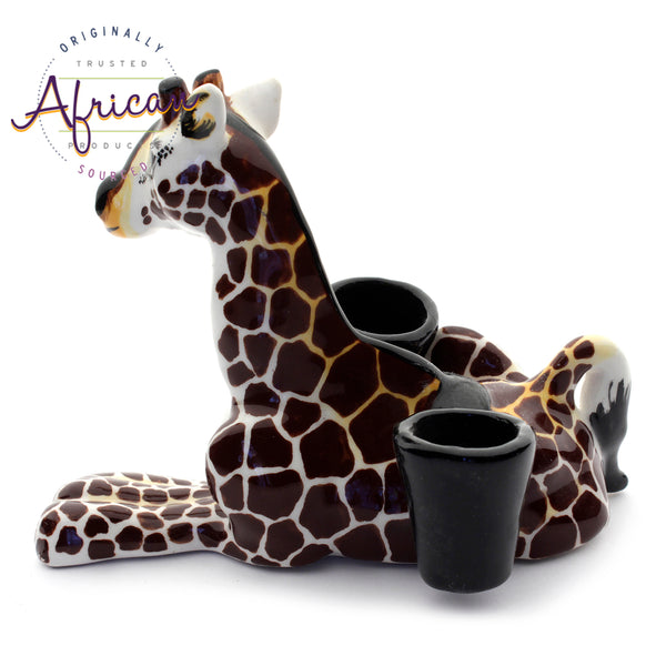 Ceramic 3D Toothpick Holder Giraffe - CathCurios